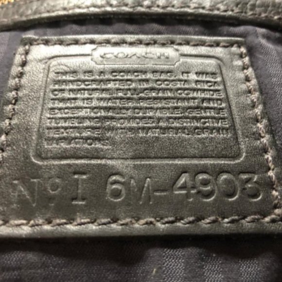 Coach | Bags | Coach Black Pebbled Leather Sonoma 493 | Poshmark